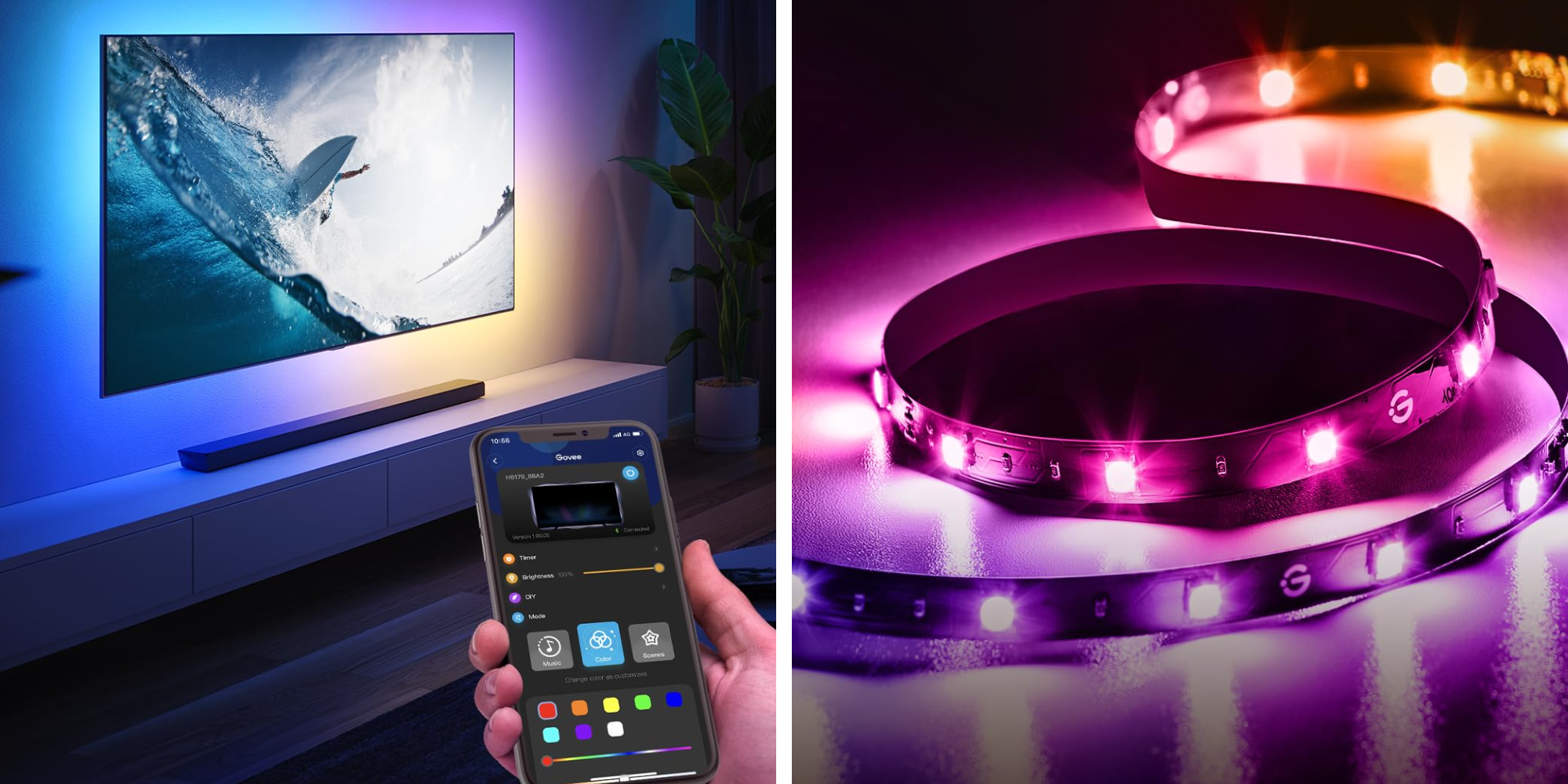 Subtly illuminate your space with Govee's smart 50-inch TV backlight ...
