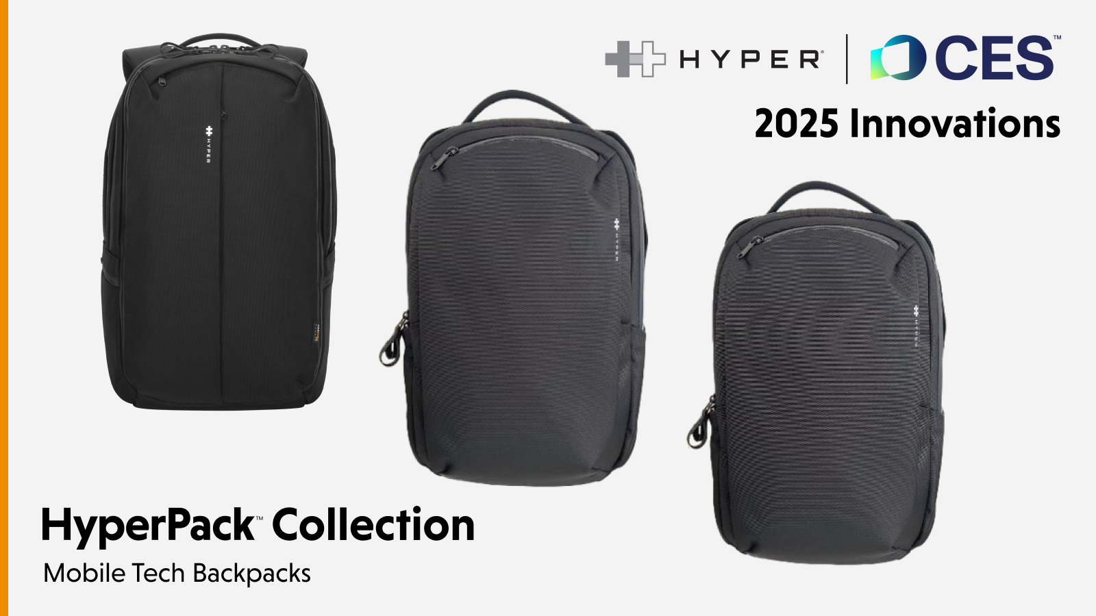 Hyper unveils Apple and Google Find My backpack at CES 2025