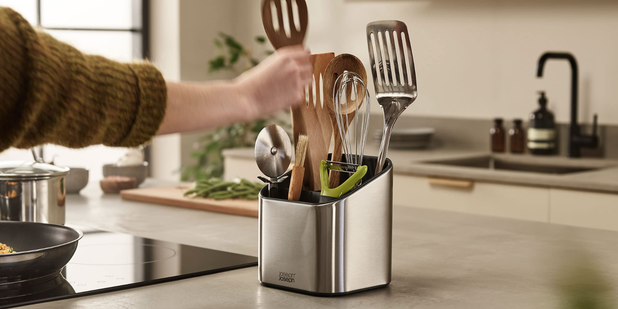 Add some stainless steel to your kitchen with Joseph Joseph's Utensil ...