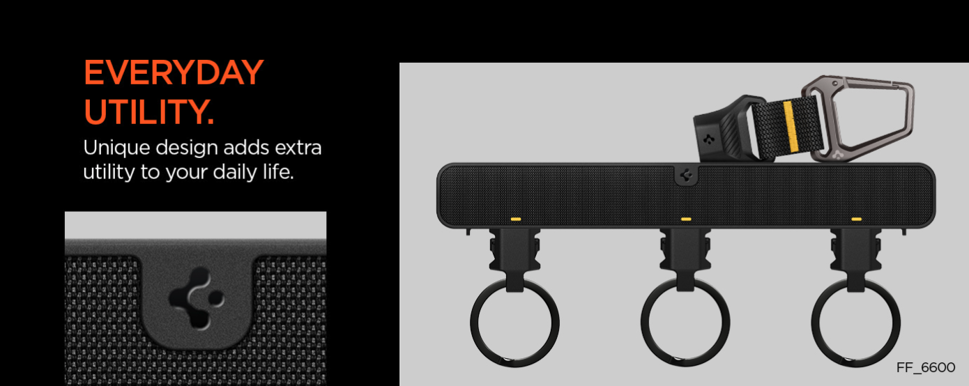 New Spigen magnetic key ring carabiner and wall organizer system