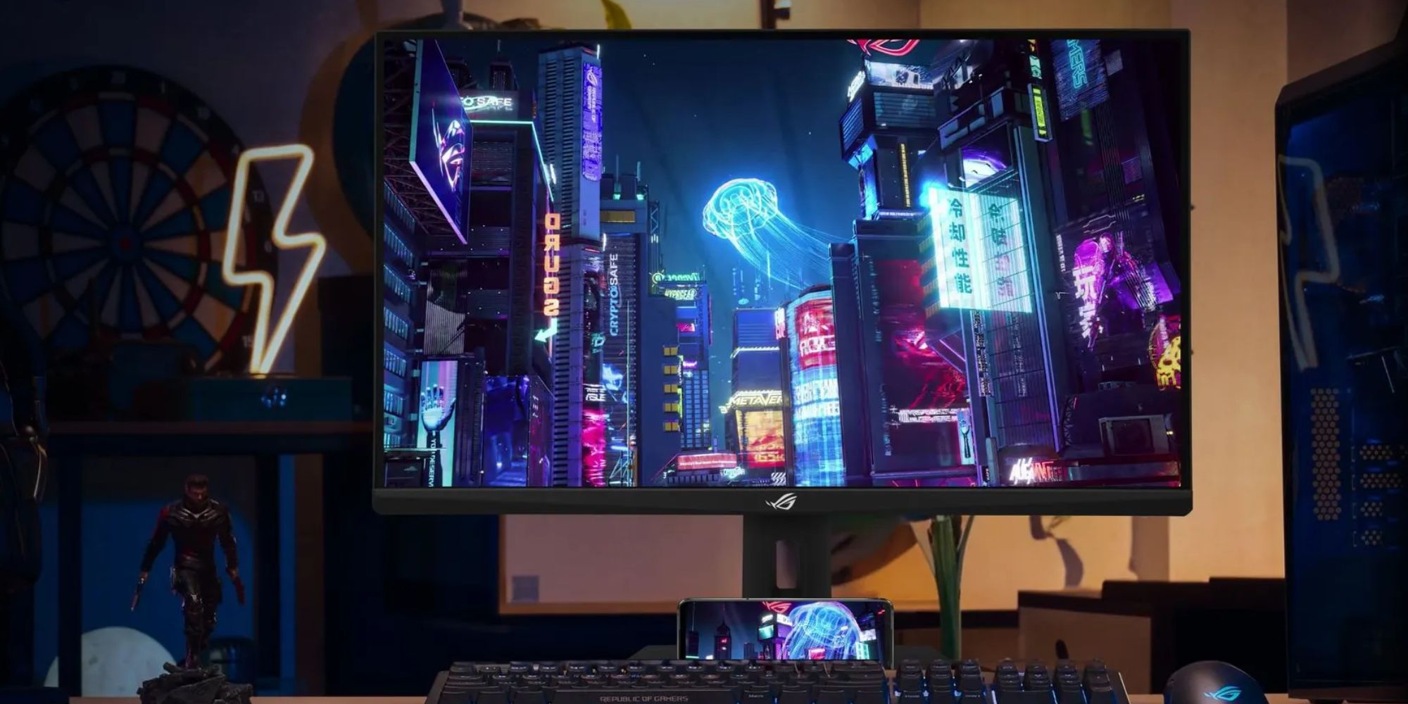 Score ASUS' ROG Strix 27-inch QHD gaming monitor with Fast IPS 180Hz ...