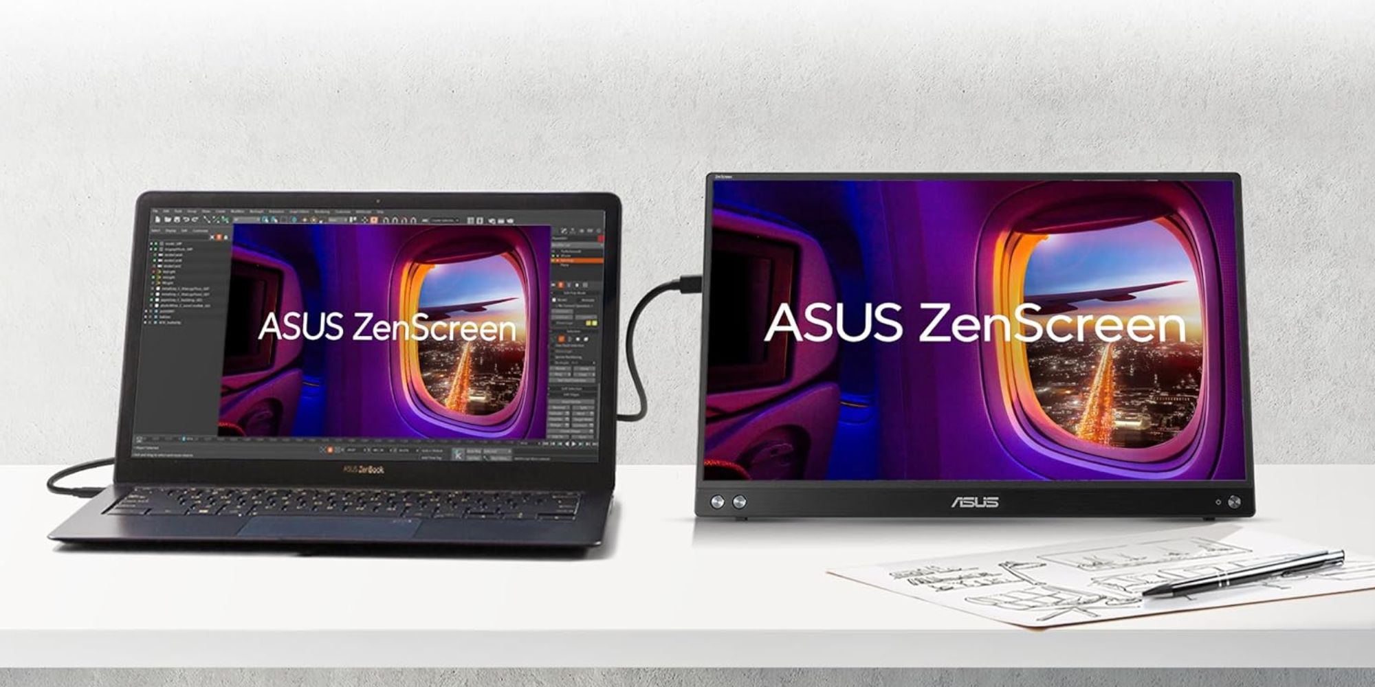 Carry your dual-screen setup on the go with ASUS’ portable USB-C ...