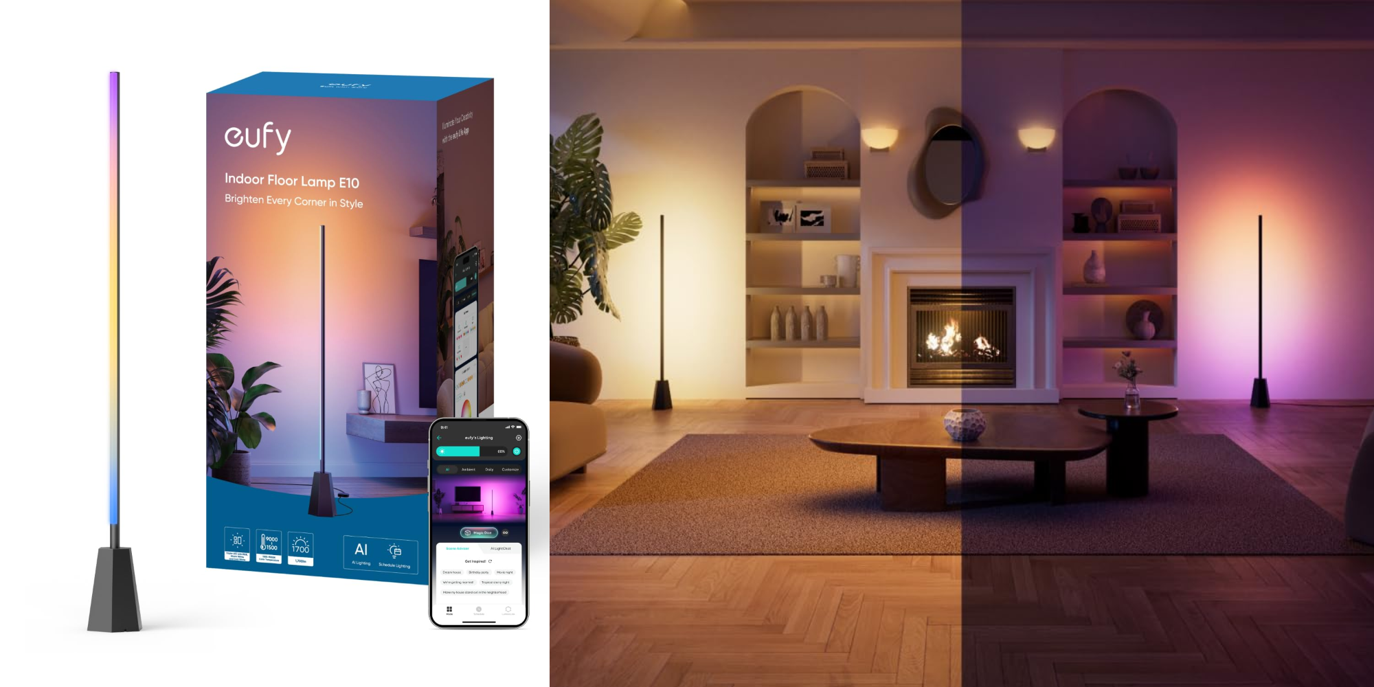 Refresh your old floor lamp with Anker's smart and modern RGBWW model ...
