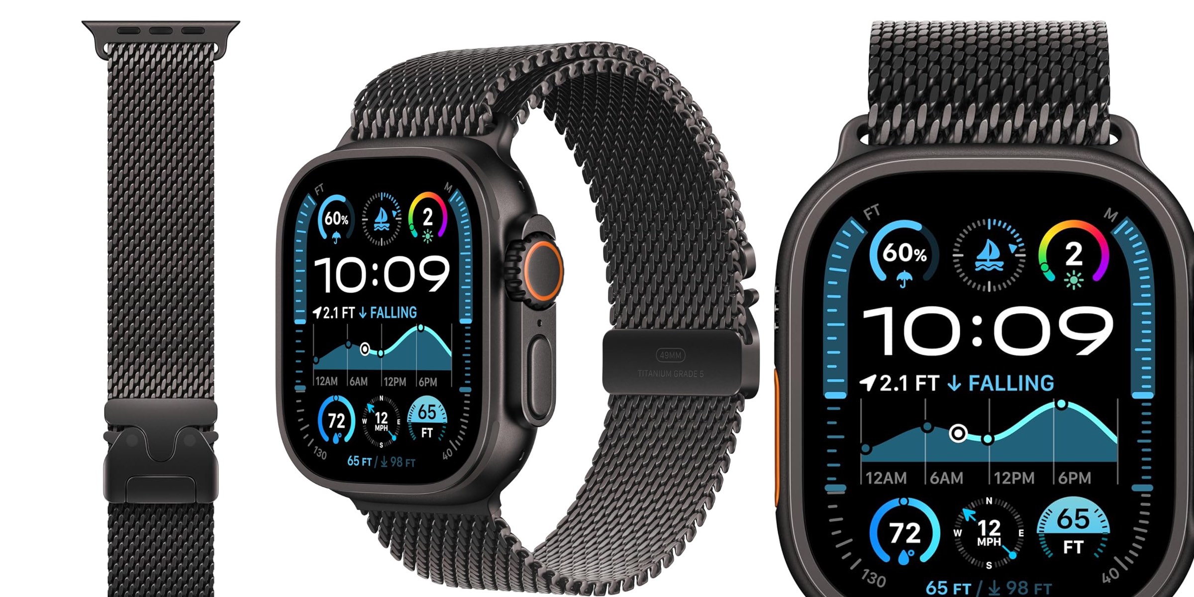 Apple’s sweet black titanium finish Milanese Loop just dropped back to ...