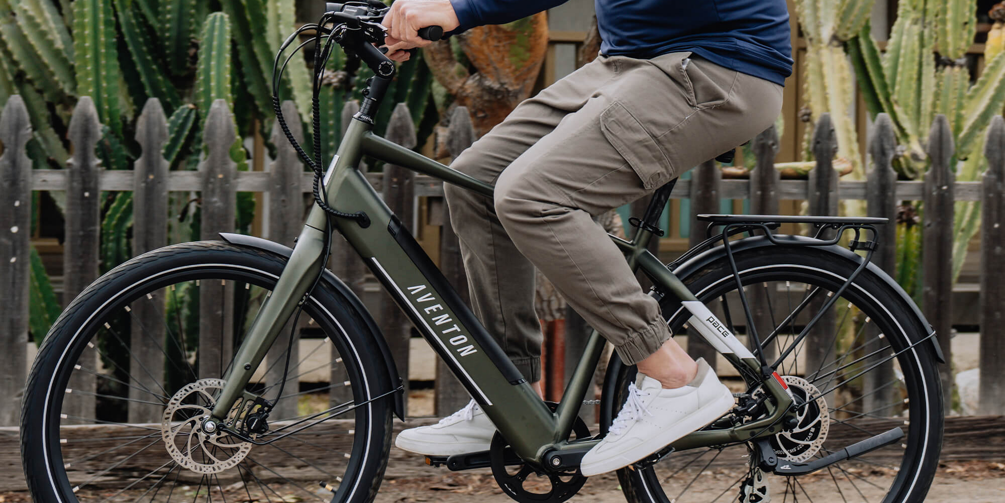 Go the 120-mile distance on Aventon’s Pace 500.3 cruiser e-bike with a FREE $500 extra battery ...