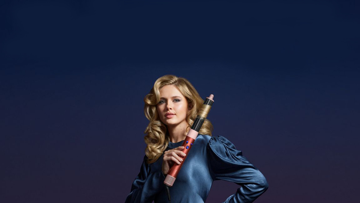 Dyson's special edition Airwrap multi-styler with several attachments ...