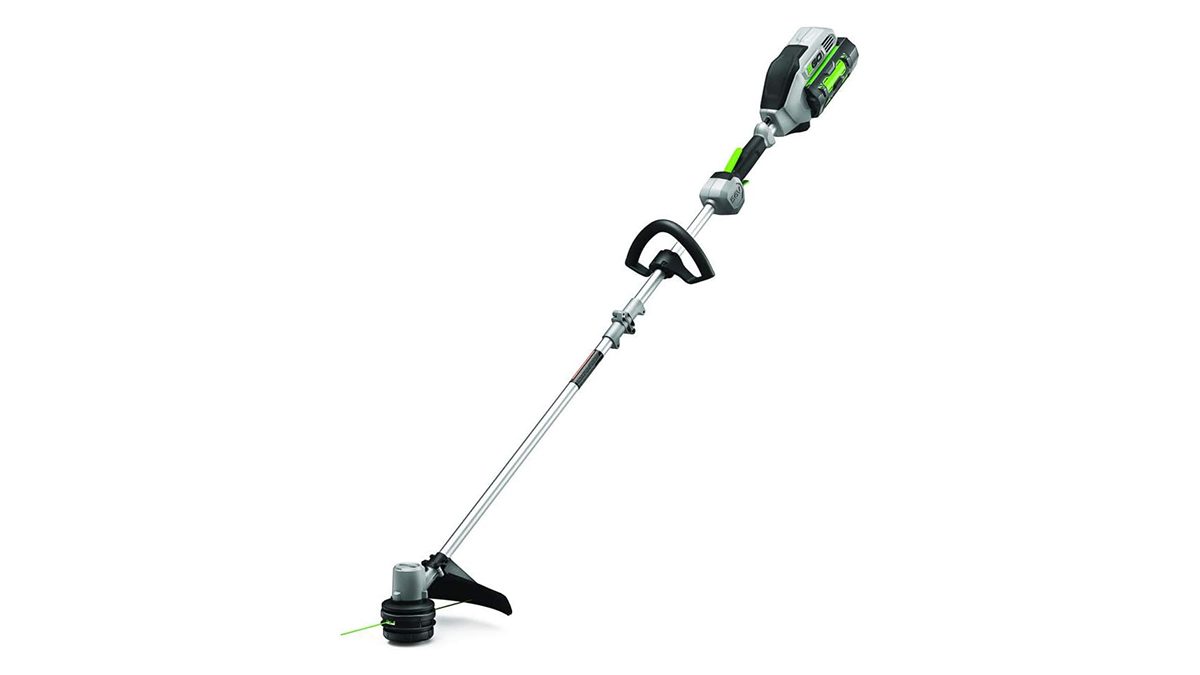 This EGO Power+ 56V 15-inch cordless electric string trimmer comes with ...