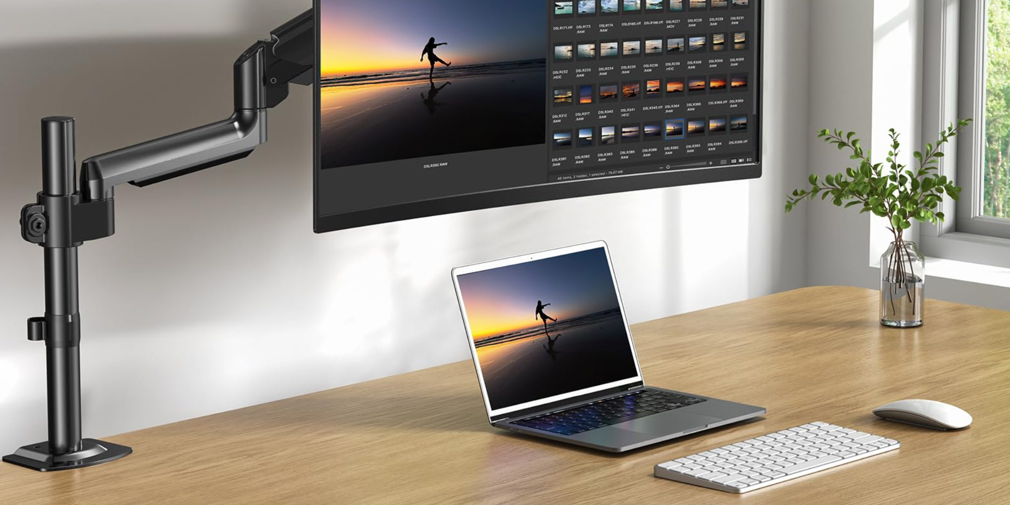 Make your monitor lightweight and easy to adjust with this gas-spring ...