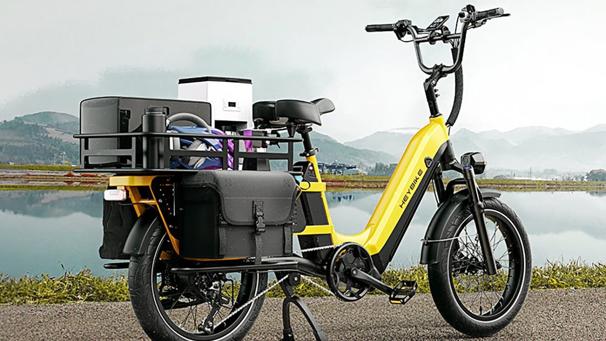Affordably carry cargo with Heybike's single or dual-battery Hauler e ...