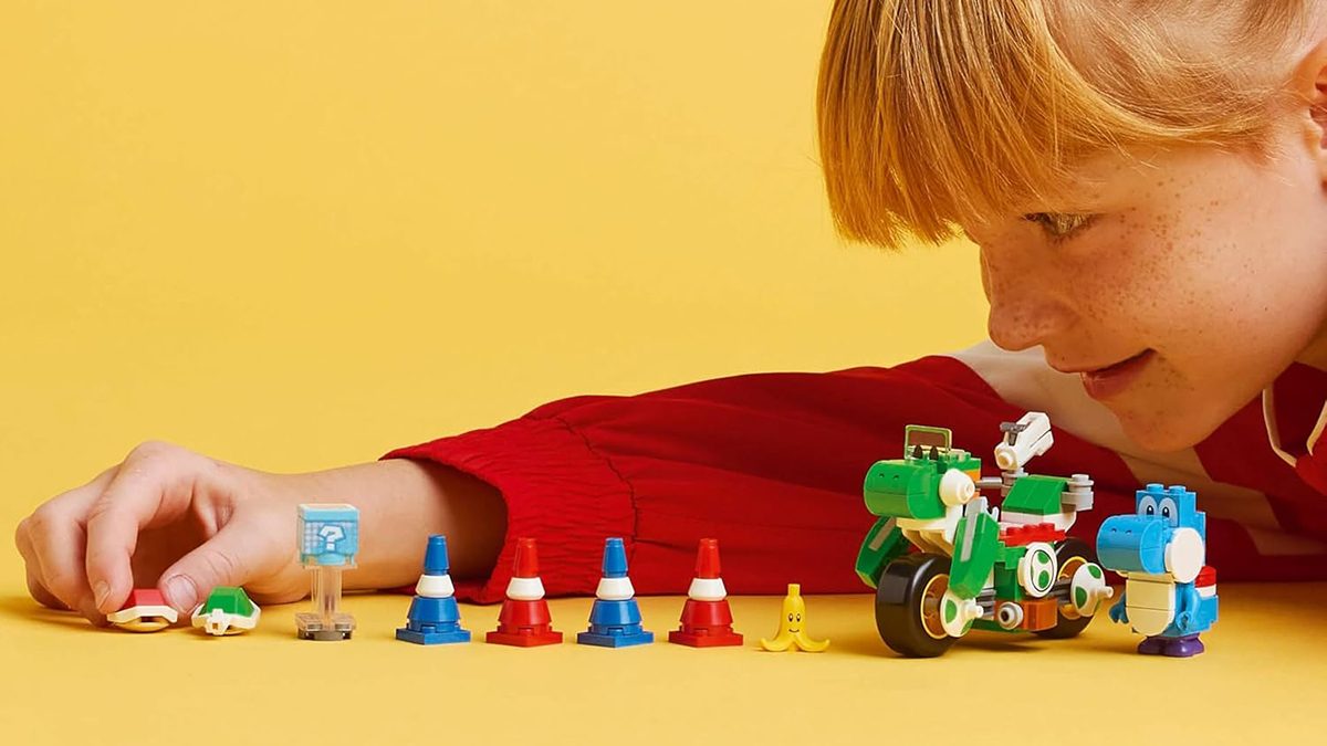 LEGO's Super Mario Yoshi Bike set expands existing Mario Kart ...