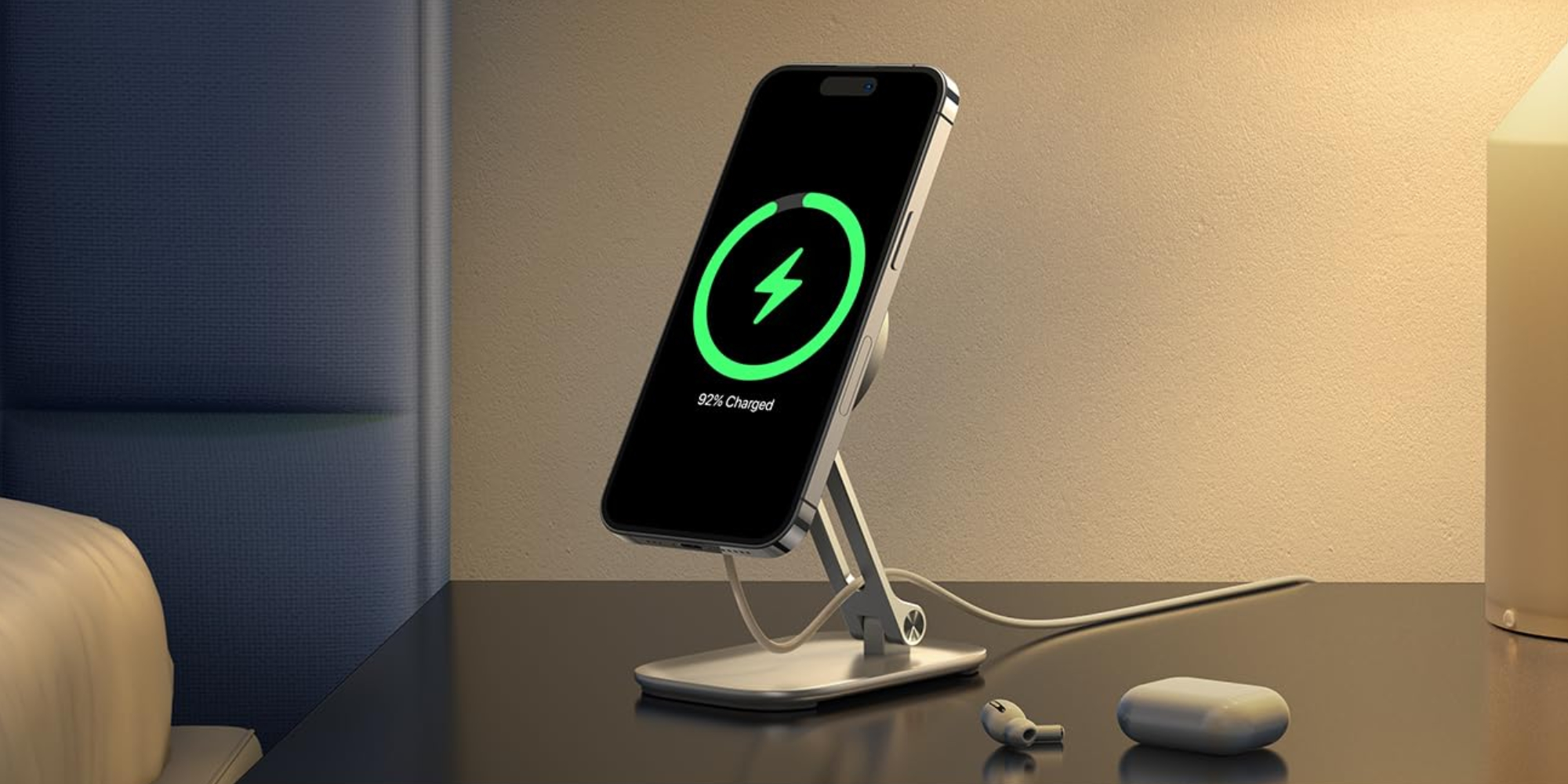 This new aluminum stand is made for Apple's latest 25W MagSafe charger ...