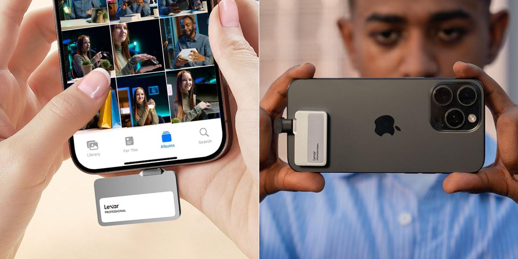 Record Apple ProRes straight from iPhone 16 to Lexar's latest Go ...