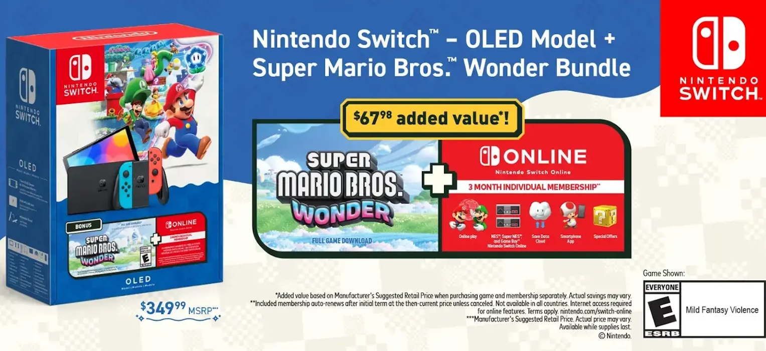 Mario Day 2025 Super Mario Bros. Wonder Switch console bundle?