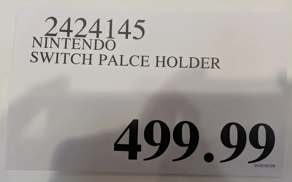 Nintendo Switch 2 price might have just leaked