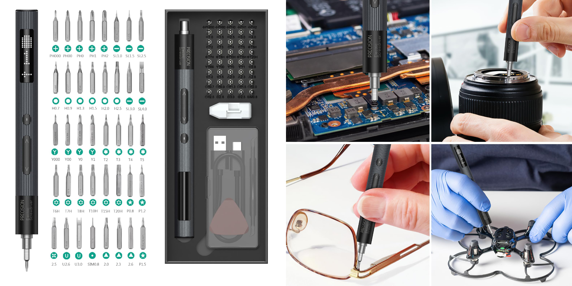 Repair it yourself with this USB-C rechargeable 50-in-1 electric ...