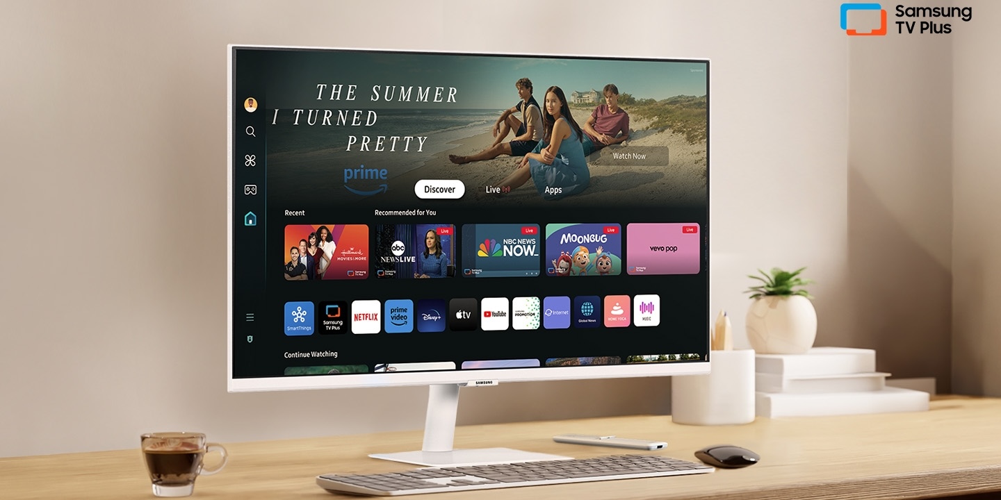 Samsung's 43-inch M7 4K Smart Monitor with hub and onboard streaming ...