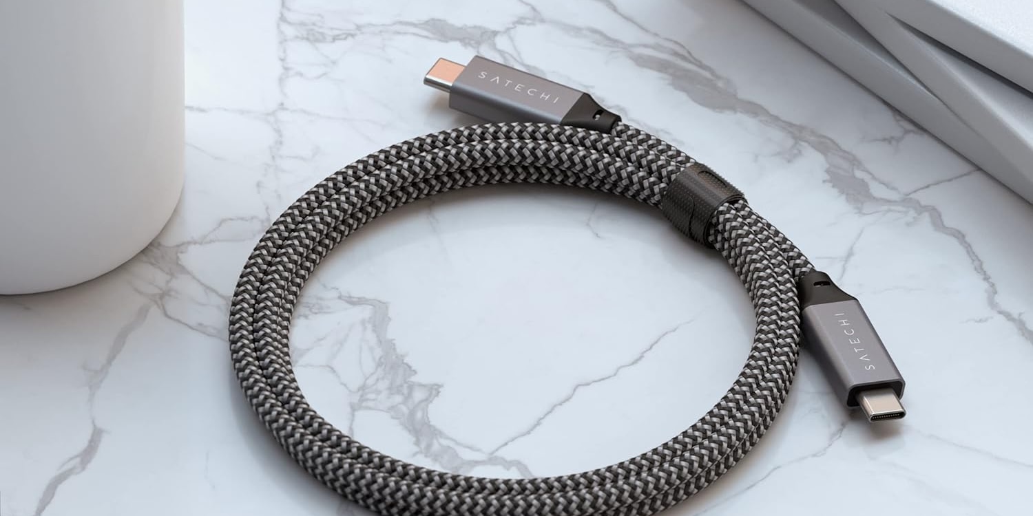 Satechi's Braided 140W Power Delivery USB-C Pro Cable now down at $14. ...