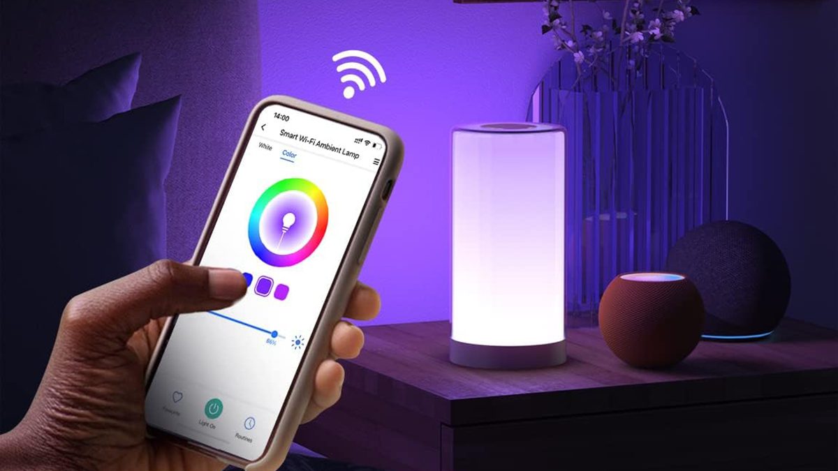 Update your nightstand with meross' smart HomeKit RGB table lamp at $36