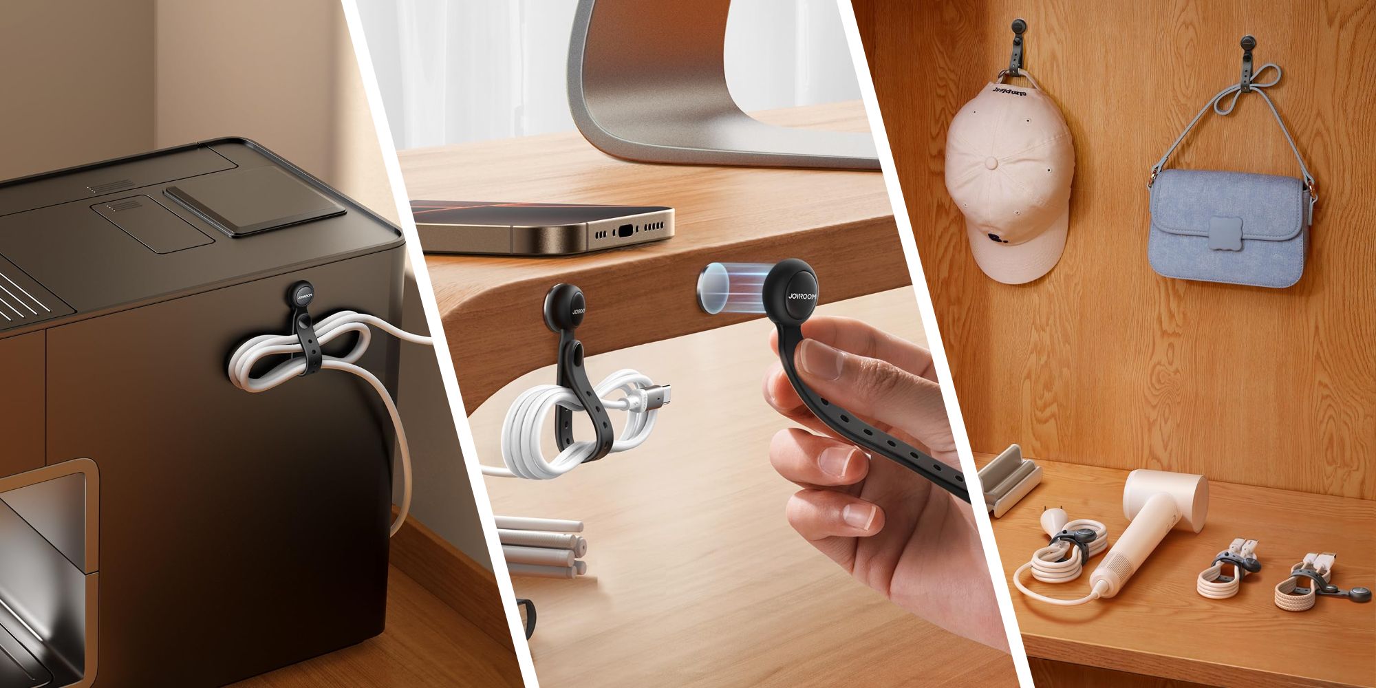 Clean up cords with 12 magnetic cable ties for $8.50 Prime shipped (50% ...