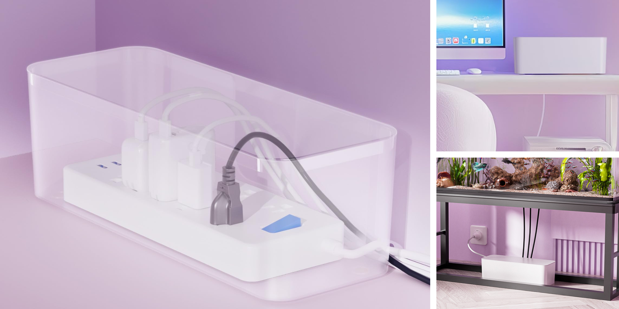 What surge protector? Make two disappear with these cable management ...