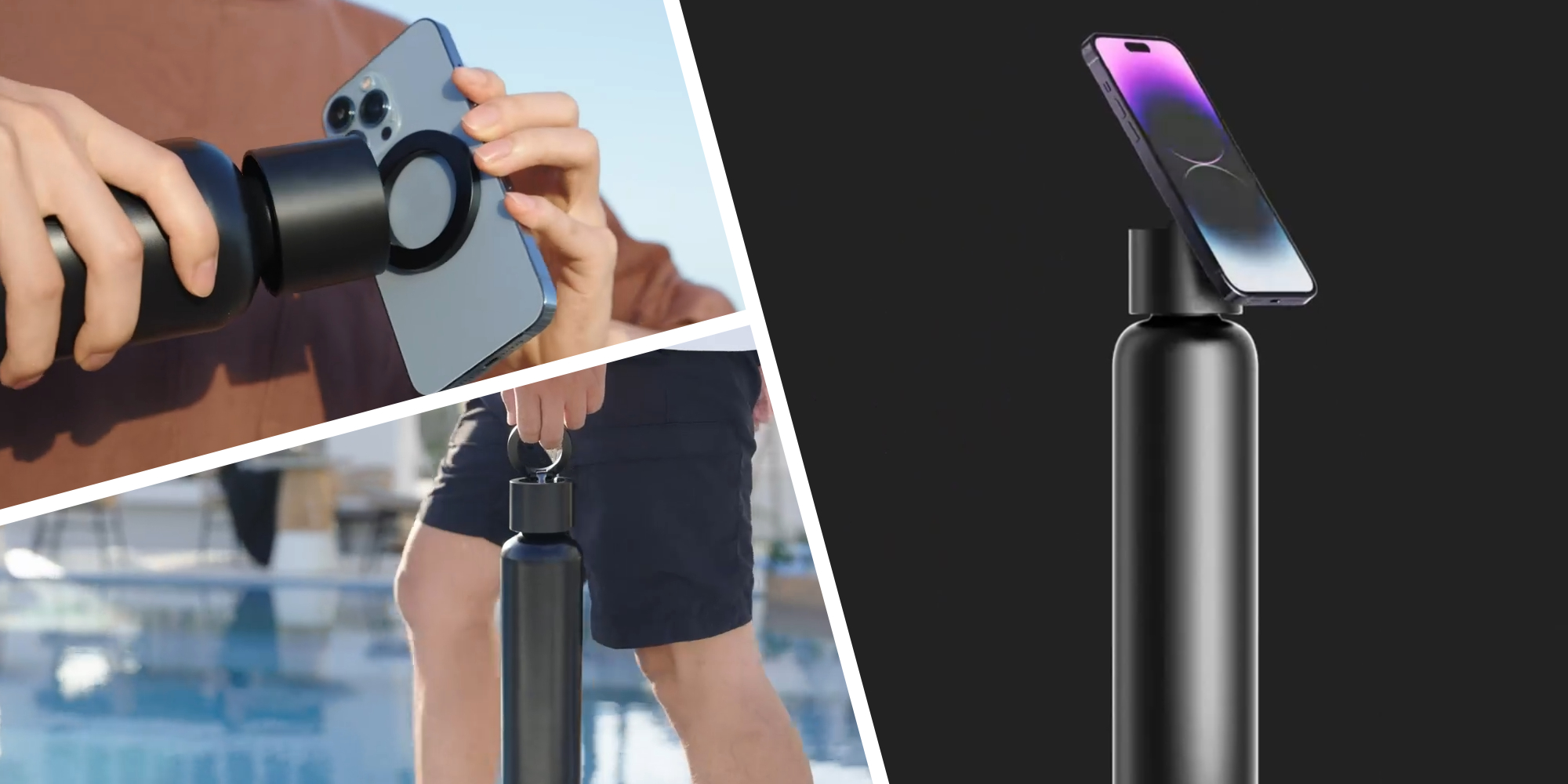 This unique stainless steel MagSafe water bottle just plunged to $17 ...