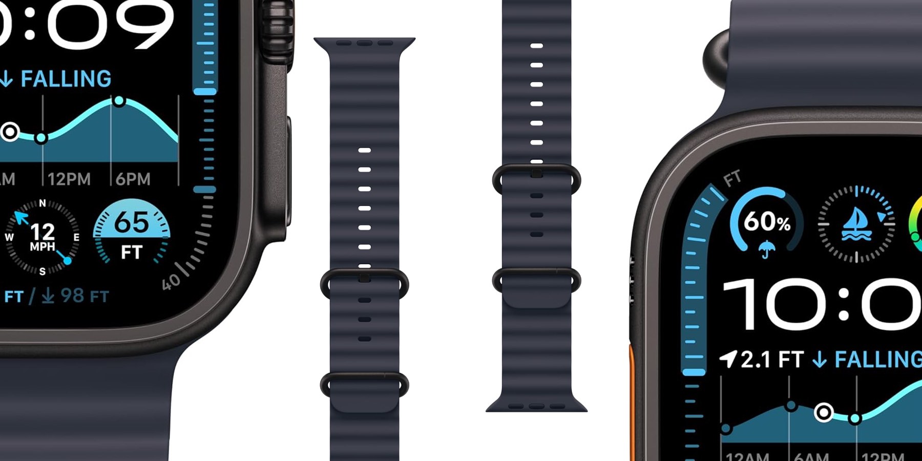 Best price ever hits Apple's latest Navy Ocean Band with black titanium ...