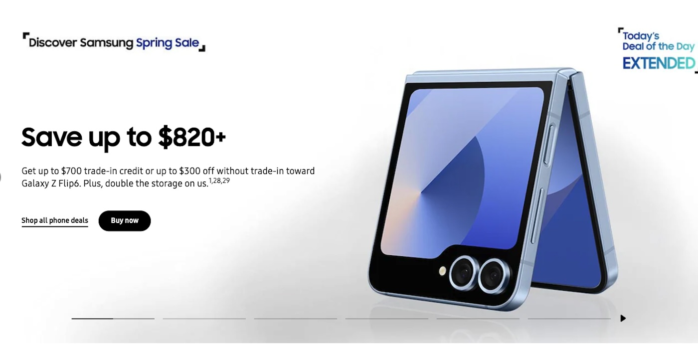 Extended through today: Samsung Galaxy Z Flip 6 up to $820 off – $700 ...
