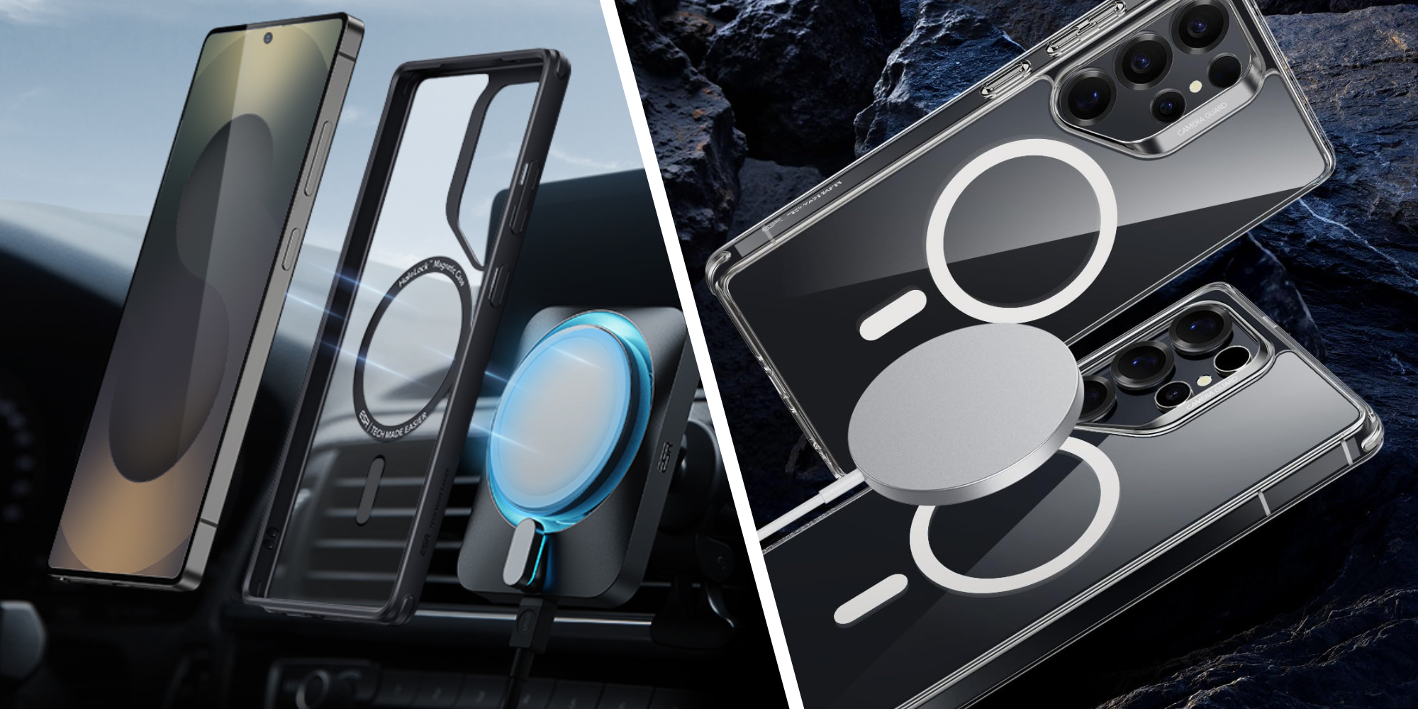 Pop your Galaxy S25/S24 in one of ESR's clear MagSafe cases from $8.50 ...