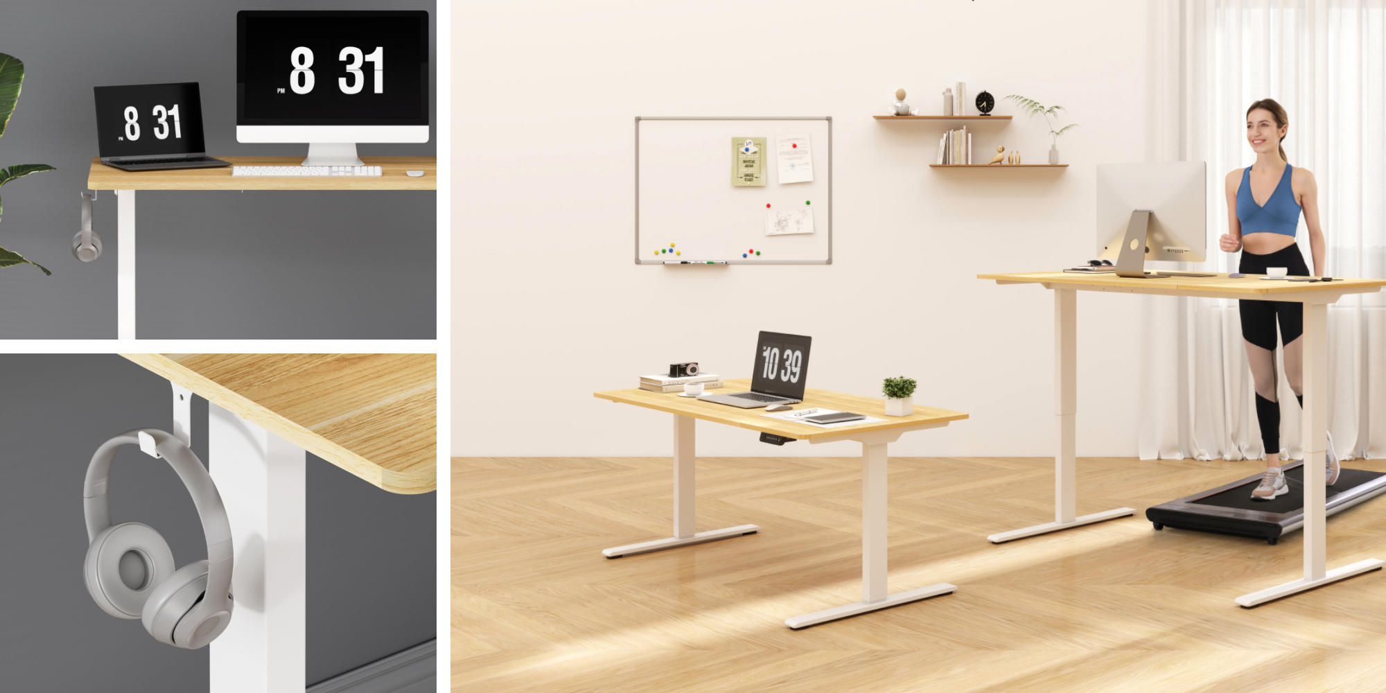Tiny office? Score FlexiSpot's compact 40- by 24-inch electric standing ...