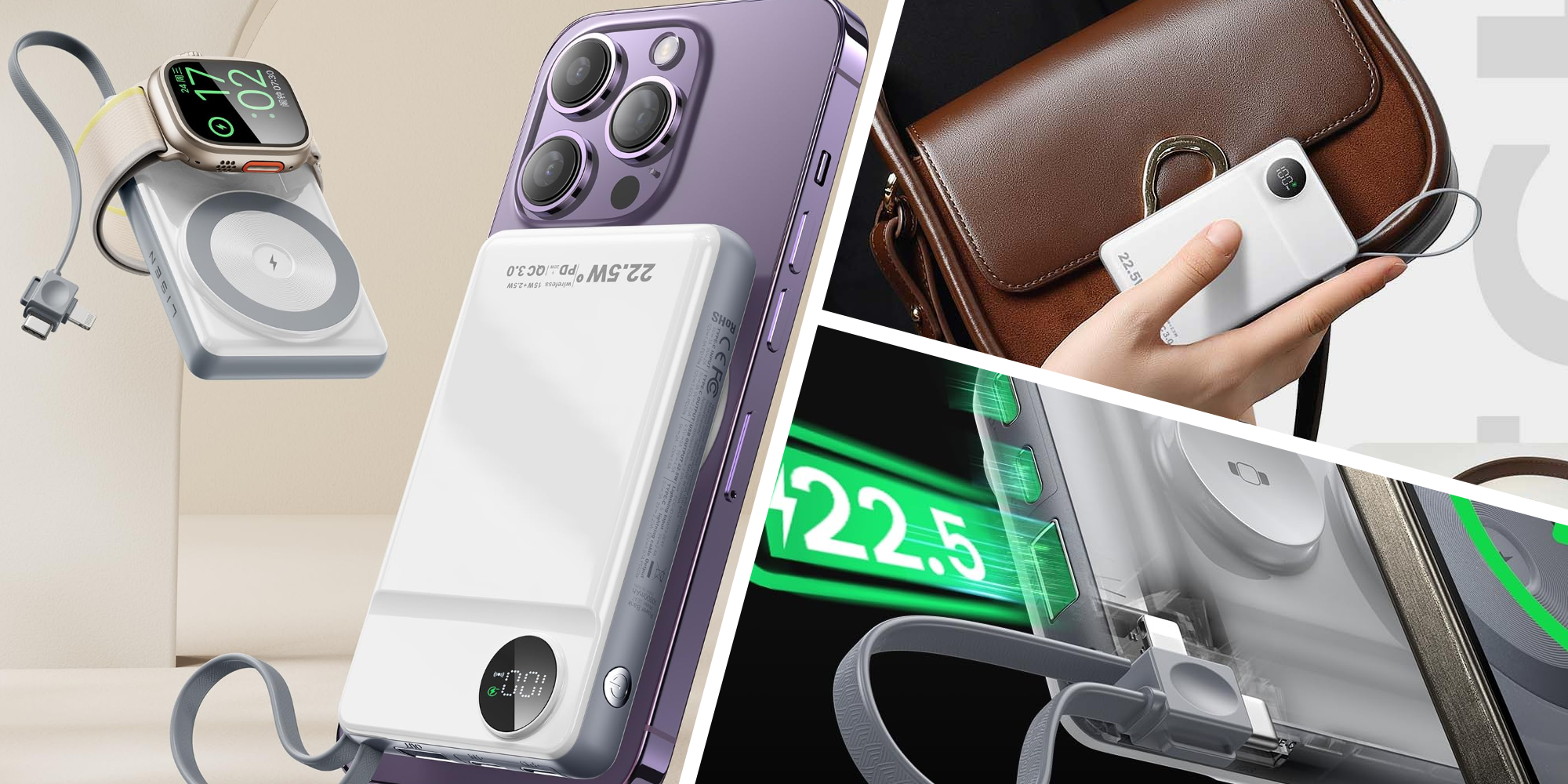 MagSafe, Apple Watch, Lightning, and USB-C – This 10K power bank does ...