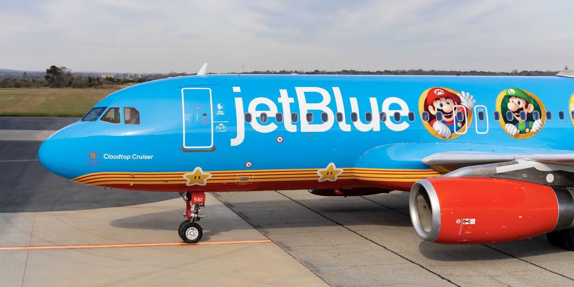 Check out this official JetBlue x Nintendo Cloudtop Cruiser plane