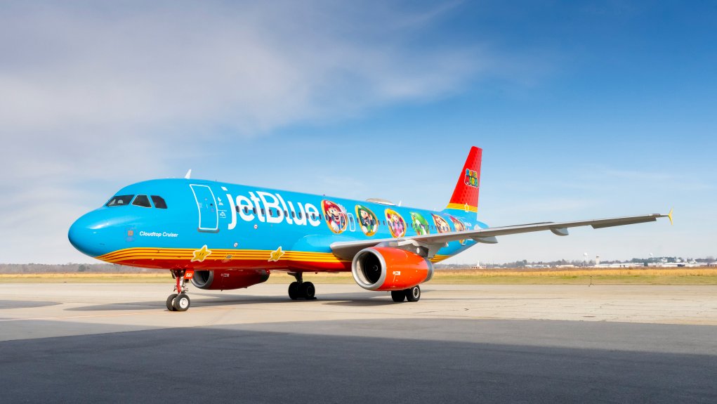 Check out this official JetBlue x Nintendo Cloudtop Cruiser plane