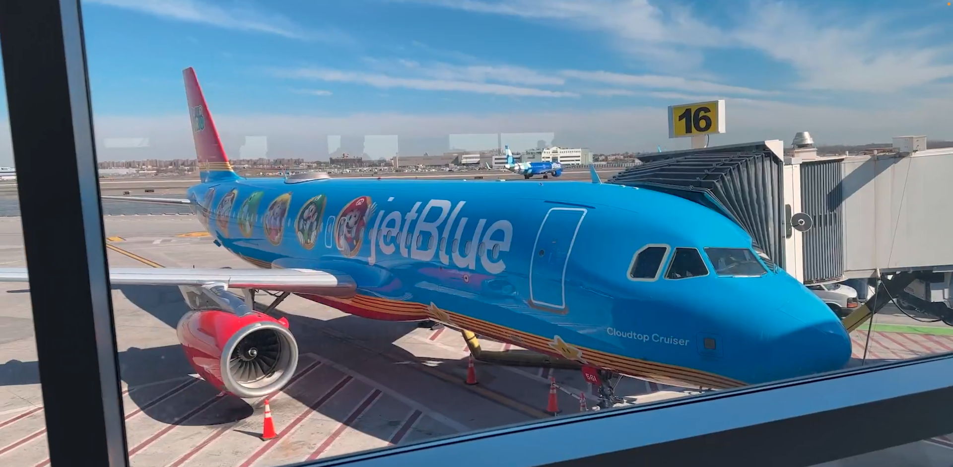 Check out this official JetBlue x Nintendo Cloudtop Cruiser plane