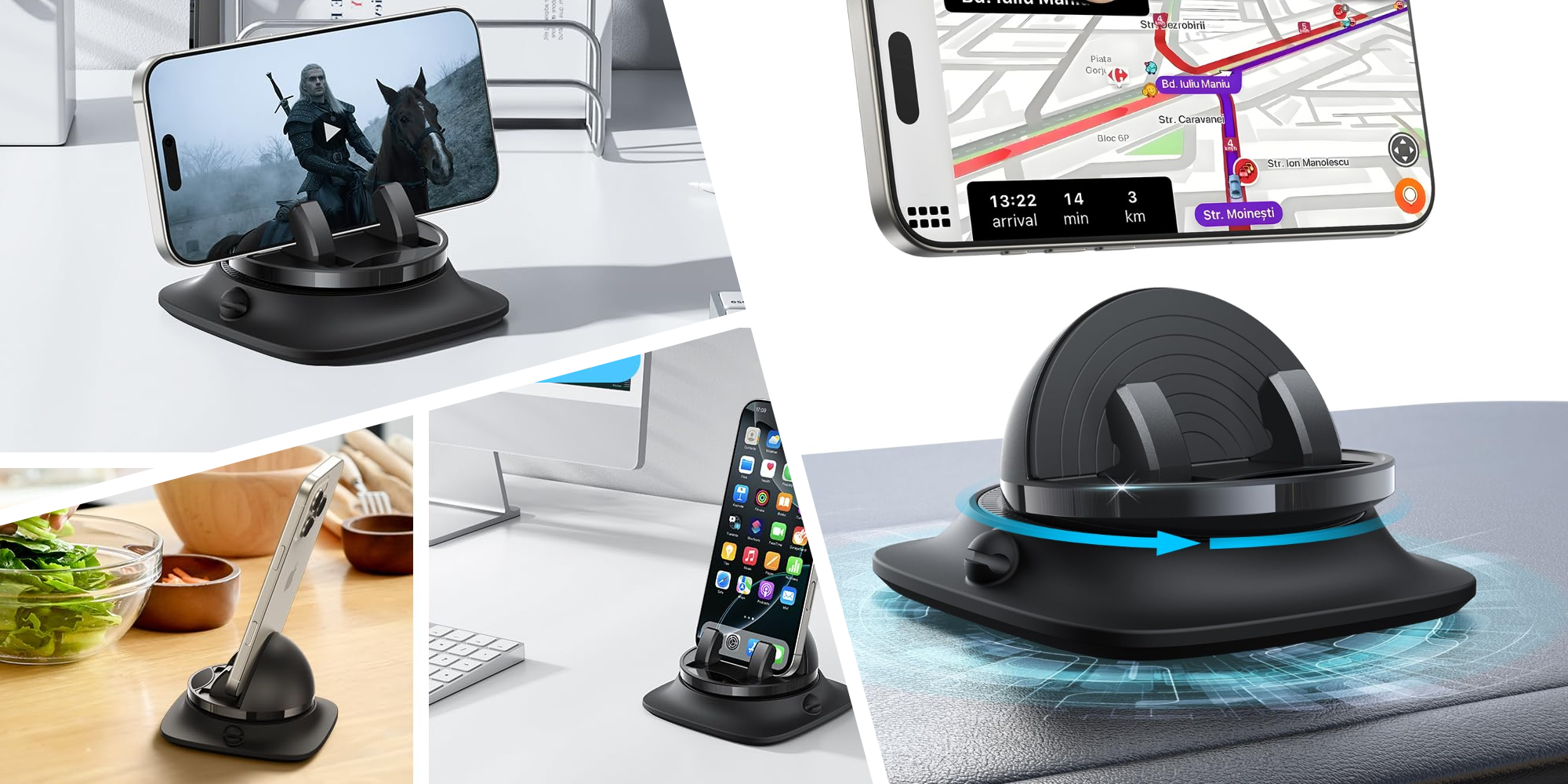 This new-release smartphone mount rotates and works on just about any ...