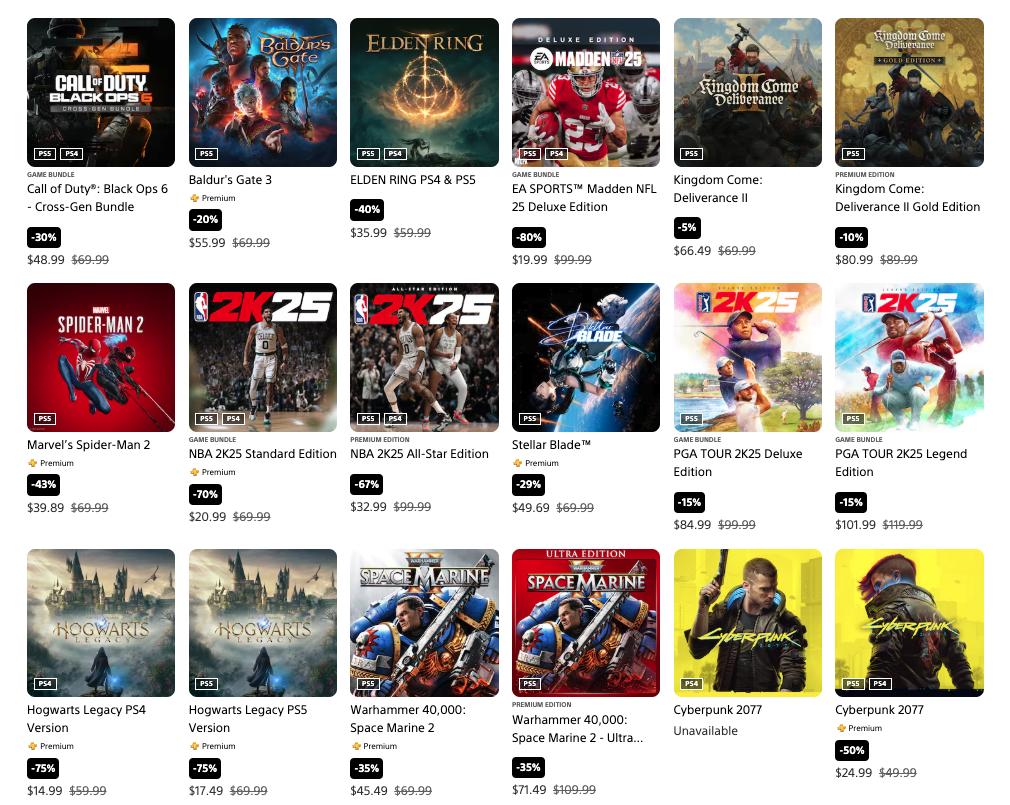 Sony just launched an insanely massive PlayStation Spring sale