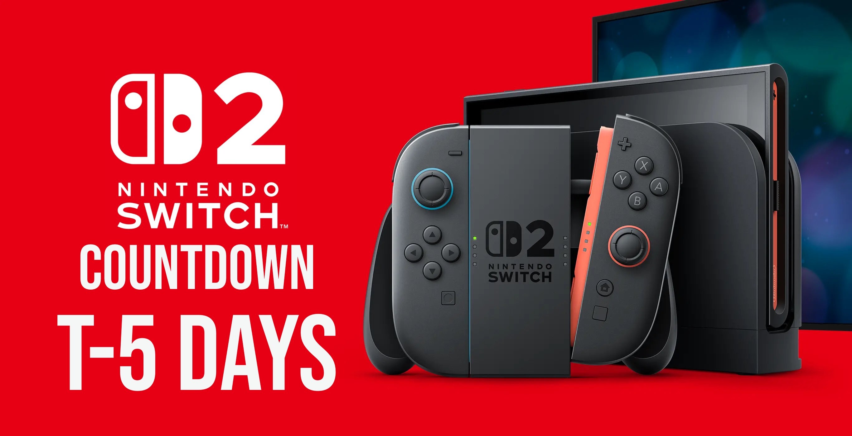 Nintendo Switch 2 Direct Countdown [T-5 Days]: Will we see less ...