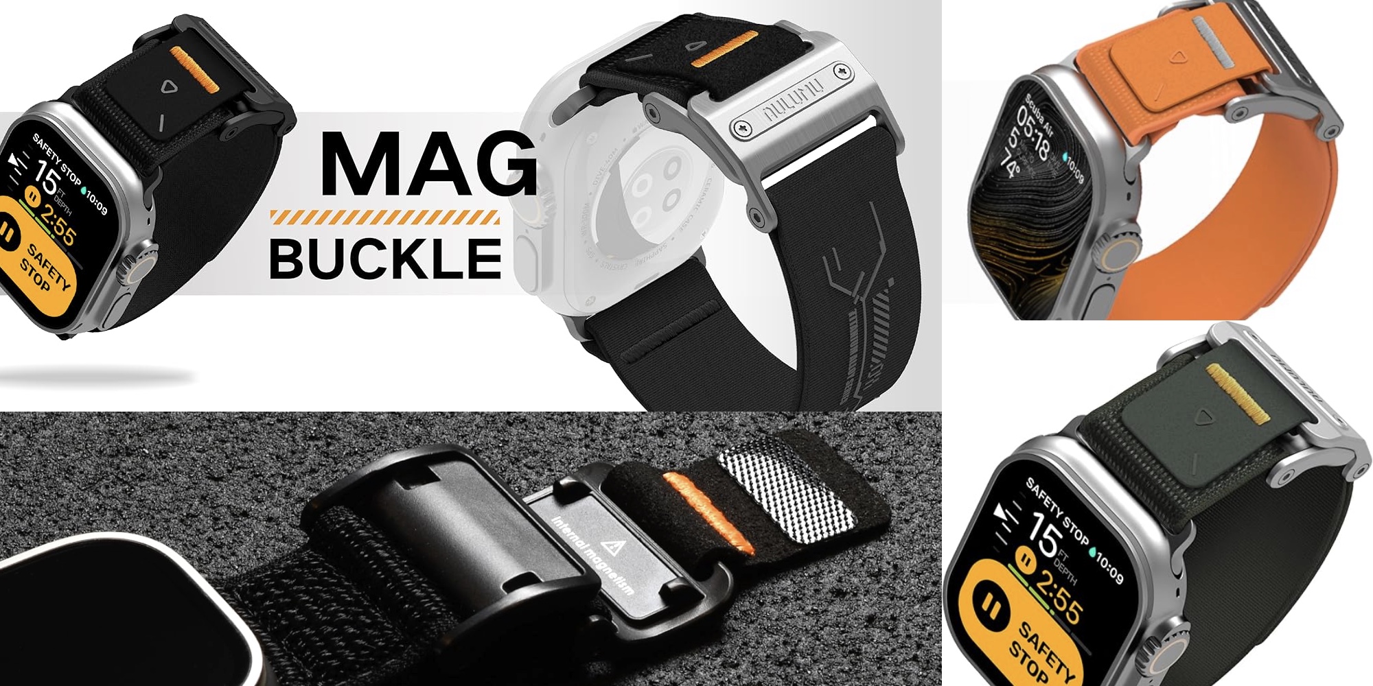 This A11 stretchy woven nylon Apple Watch band stands out from the pack ...