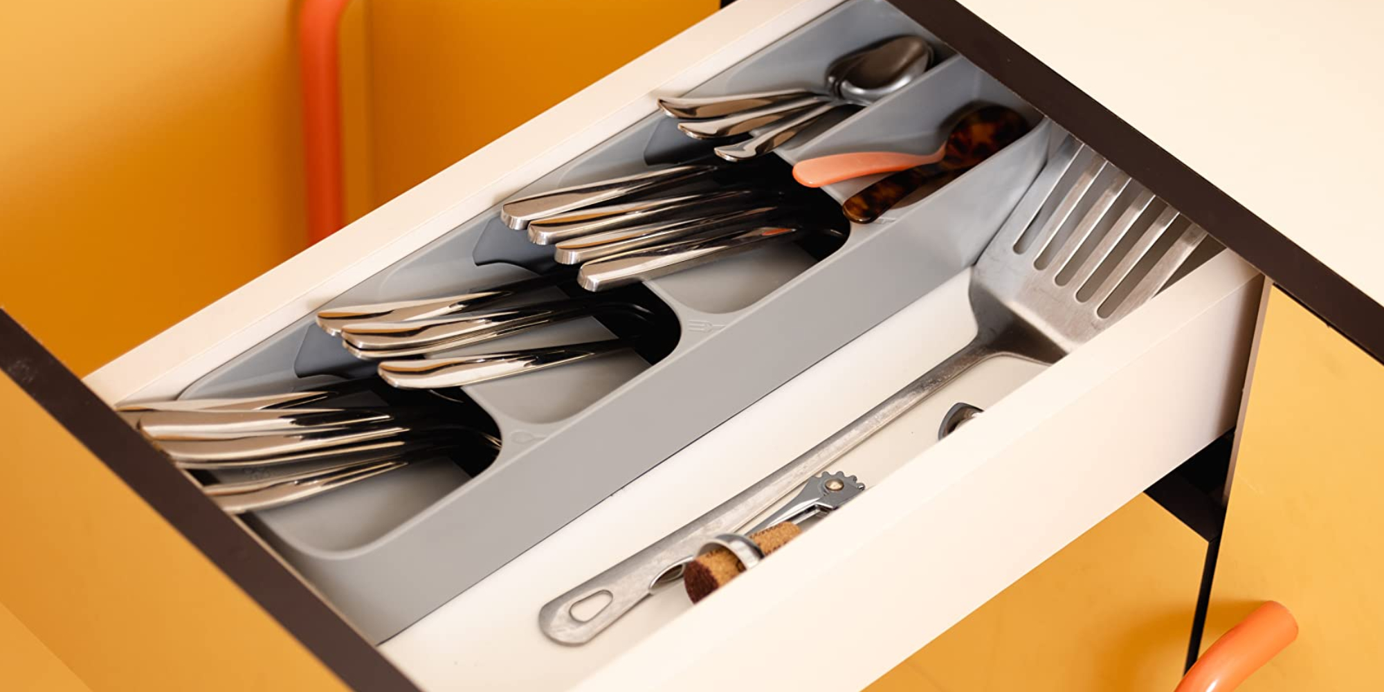 Messy utensil drawer? This organizer will tidy things up for just $6 ...