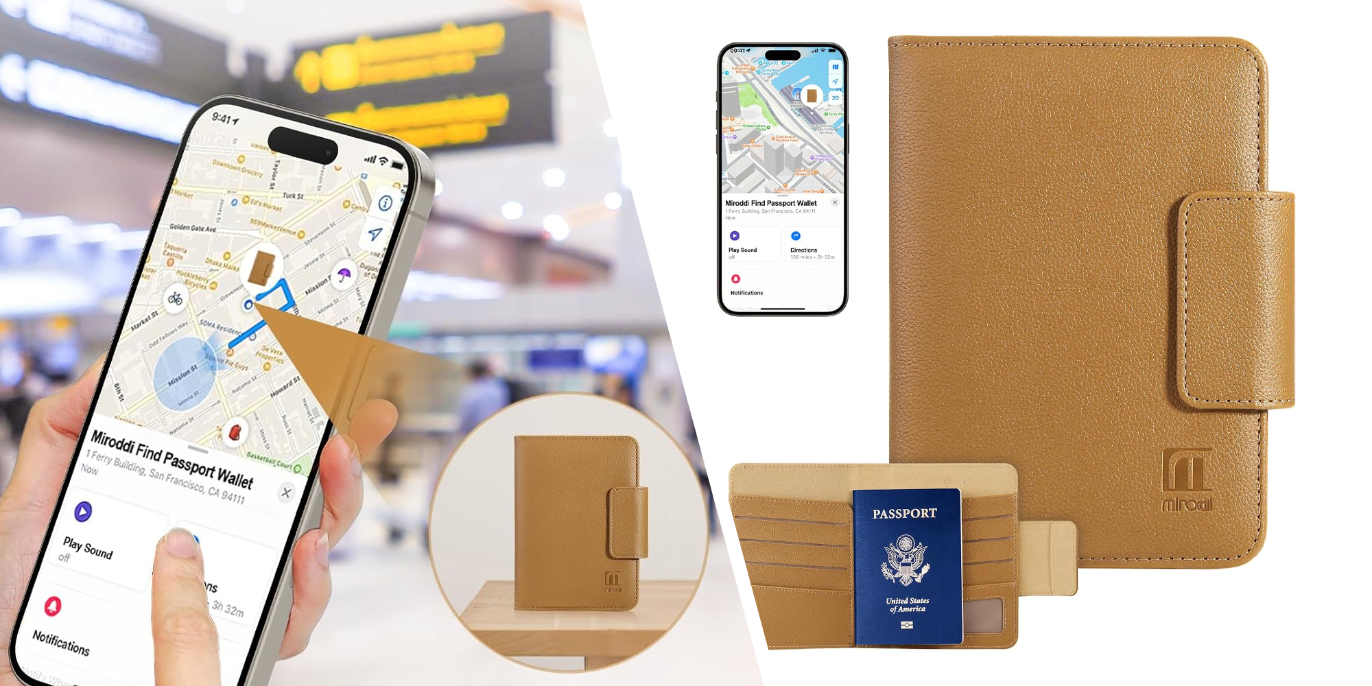 Miroddi's budget-friendly Apple Find My passport holder drops lower ...