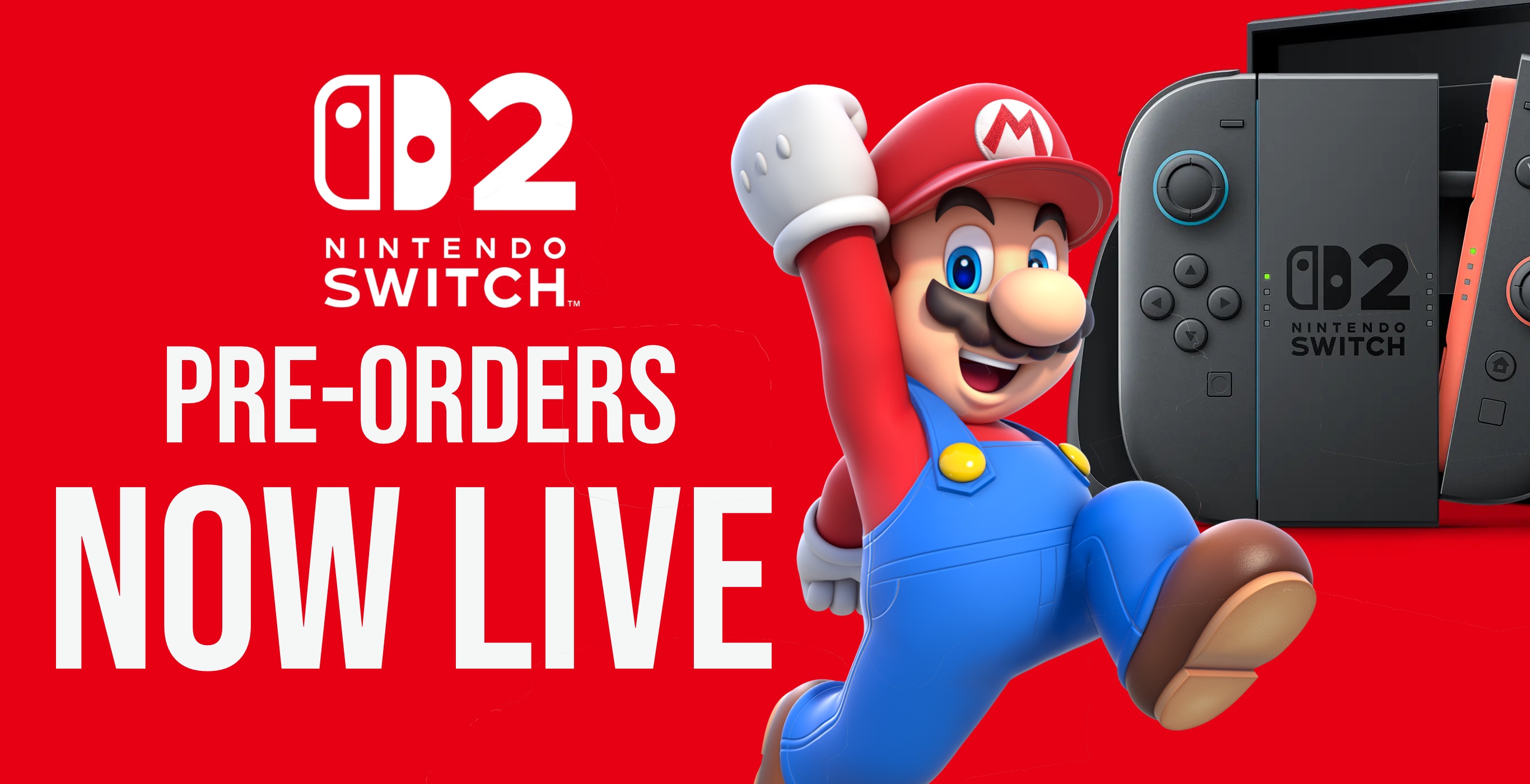 Nintendo Switch 2 pre-orders are now live
