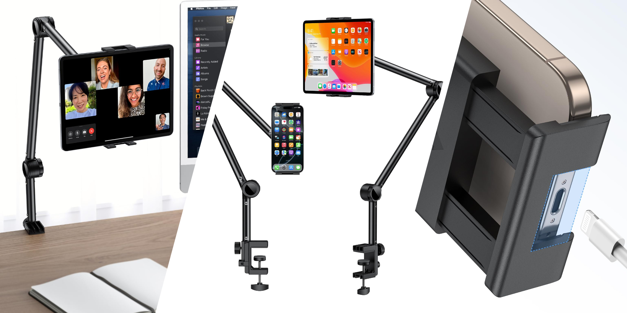 Give your Mac a SideCar with this metal iPad desk mount for only $15 ...