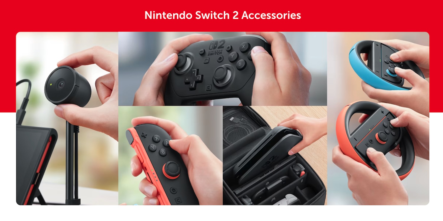 Nintendo announces official prices for new Switch 2 accessories