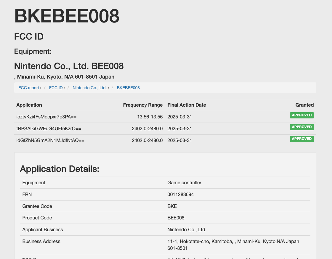 Official Nintendo FCC report might have just confirmed the Switch 2 Pro ...