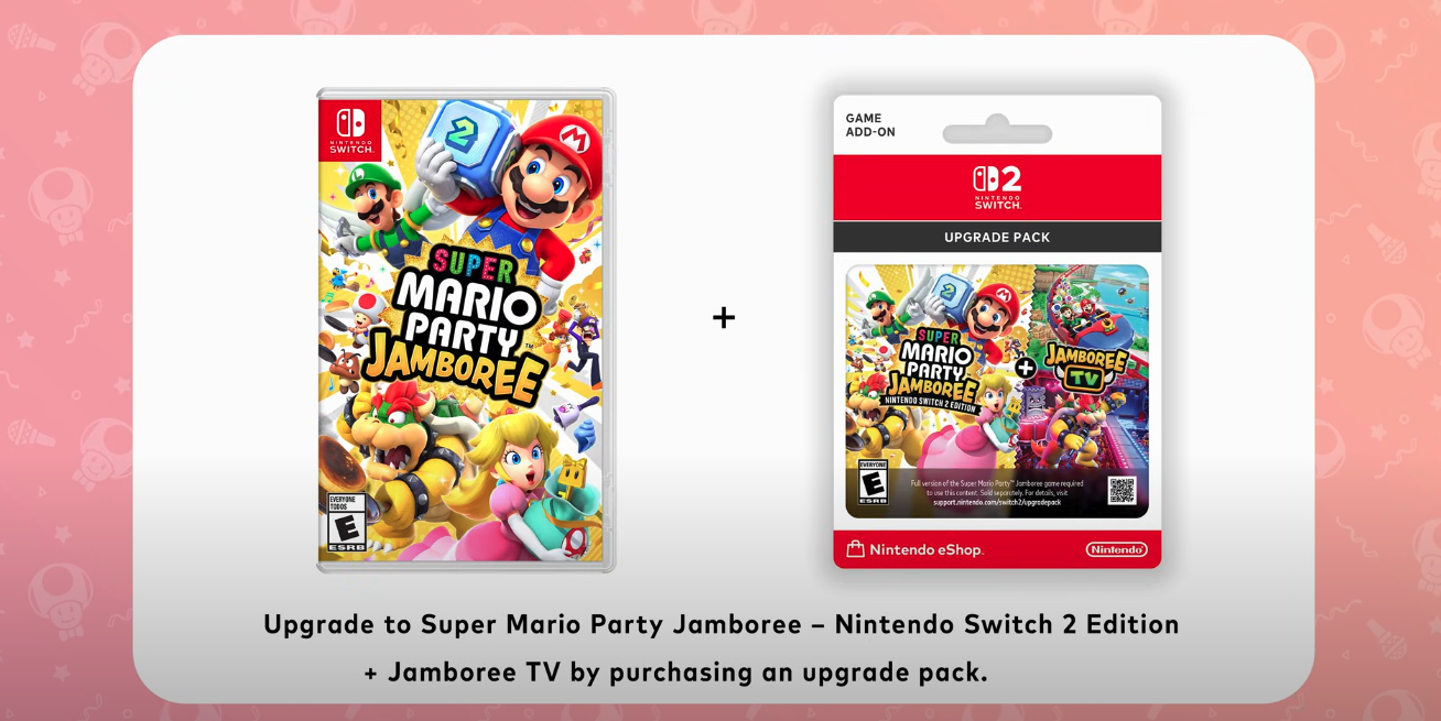 Nintendo Switch 2 Edition games and upgrade pack price