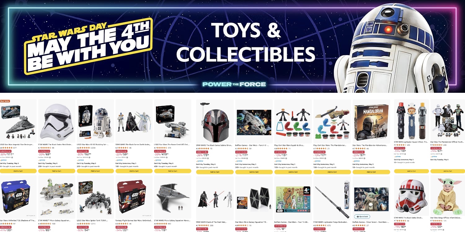 Best Amazon May the 4th Star Wars deals 2025