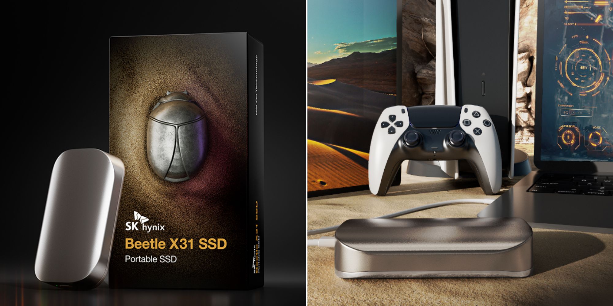 SK Hynix's aluminum 2TB Beetle X31 portable SSD is back down to its lowest price at $150, 1TB at $65