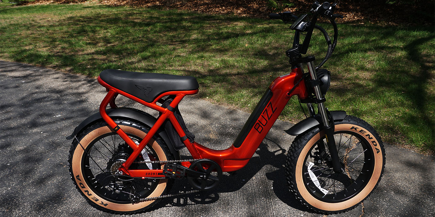 We kicked off summer on the moto-inspired Drone eBike from Buzz