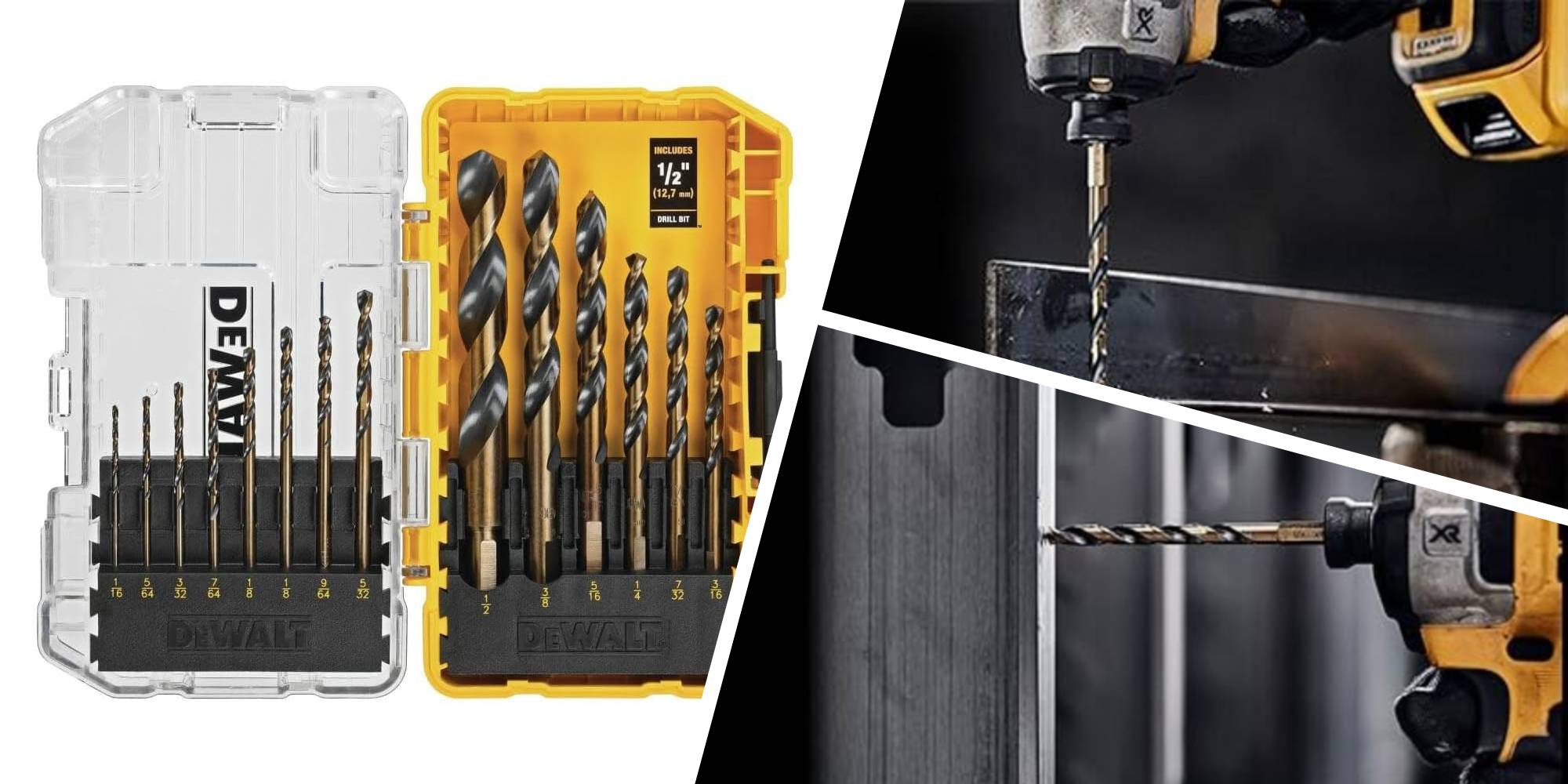 DEWALT's 14-piece drill bit set with hard shell case is down to $10 at ...
