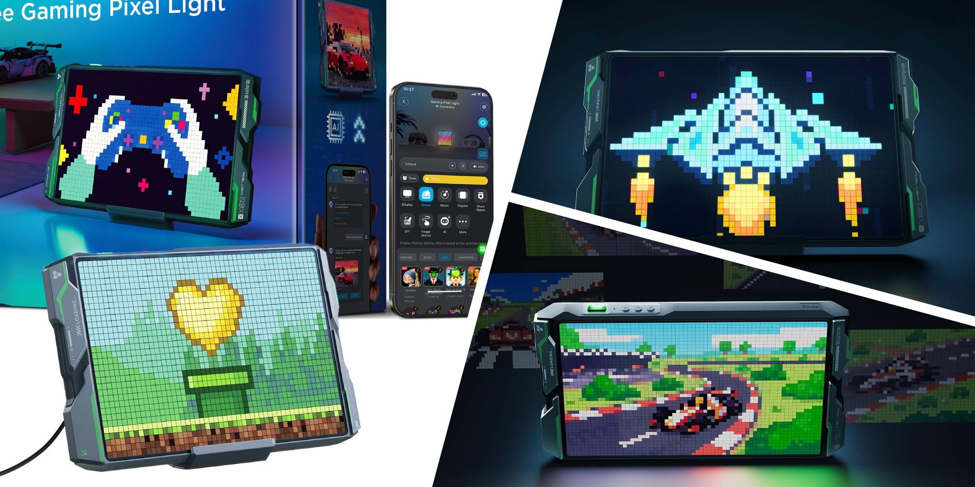 Govee's new 10.5-inch animated Gaming Pixel Light sports AI image ...