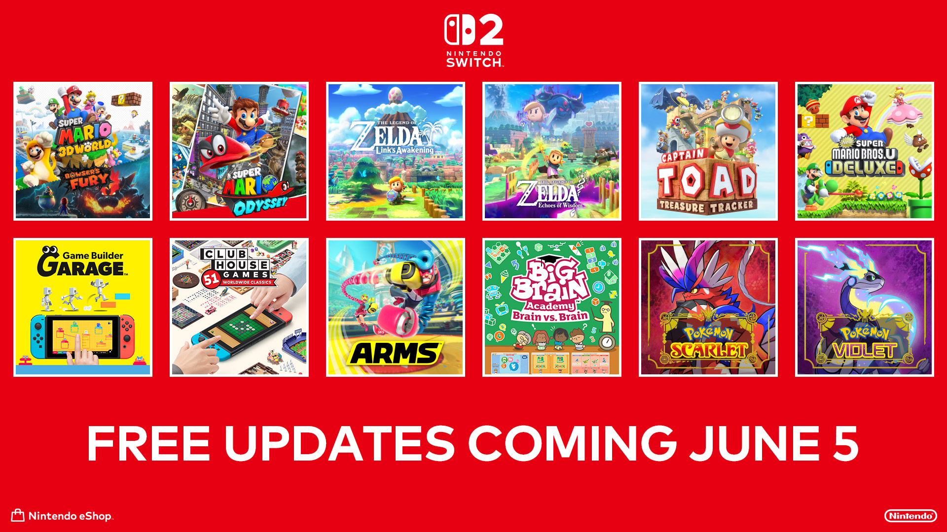 Nintendo Switch 2: Free game upgrade details